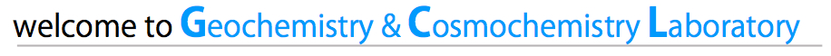 Geochemistry & Cosmochemistry Laboratory